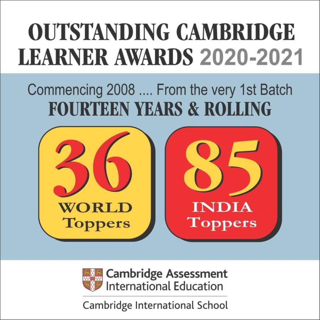Cambridge Outstanding Learner Awards 2020-2021 – Juhu Parle Education ...
